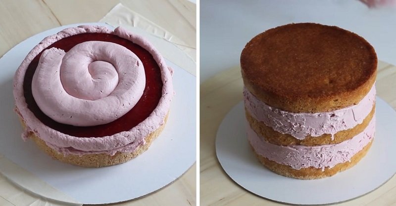 Французский малиновый торт «Фрамбуазье» - Со Вкусом