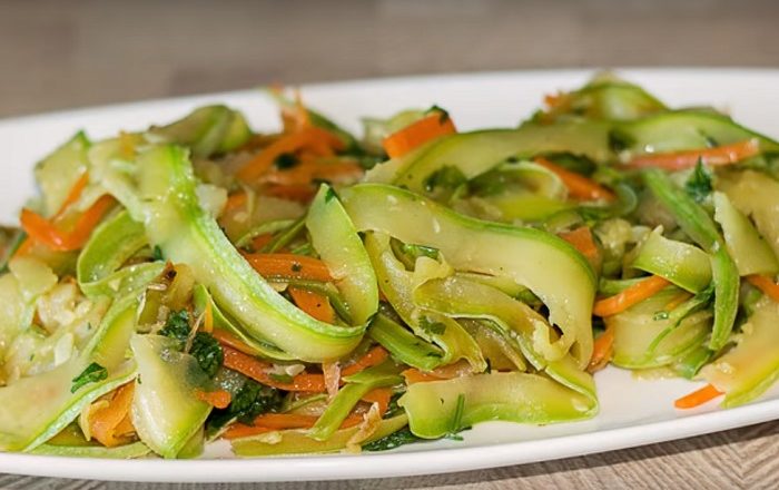 Лапша из кабачков - Со Вкусом