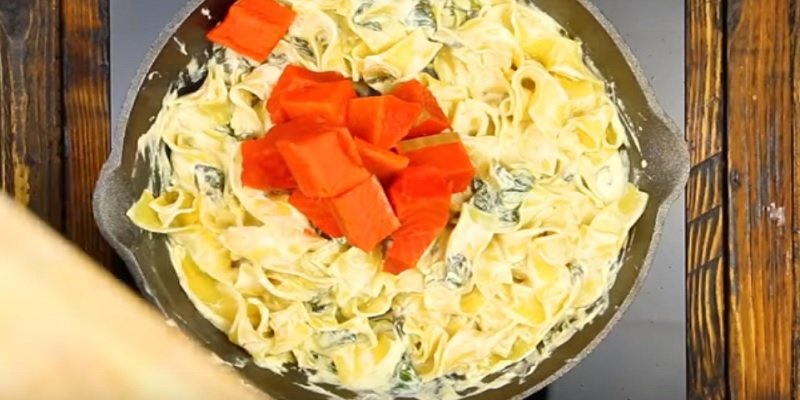 Паста с лососем - Со Вкусом
